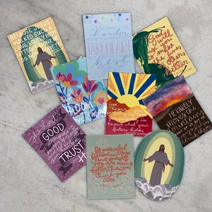 Jesus Art Sticker - Etsy