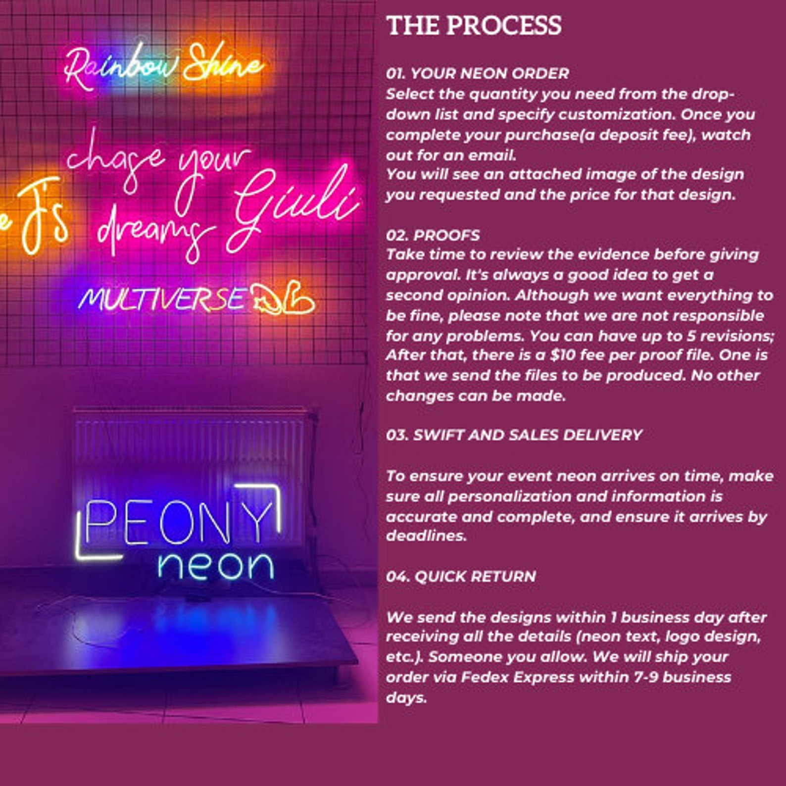 Custom Neon Sign Neon Signs Personalized Gifts Wedding Signs Family Name Neon Sign Kids Name LED ...