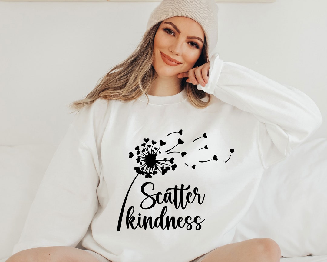 Scatter Kindness Svg, Dandelion Svg, Kind Svg, Inspirational Svg, Cut ...