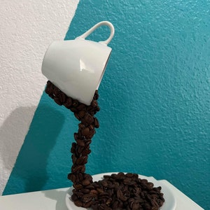 Floating Spilling Coffee Cup - Etsy