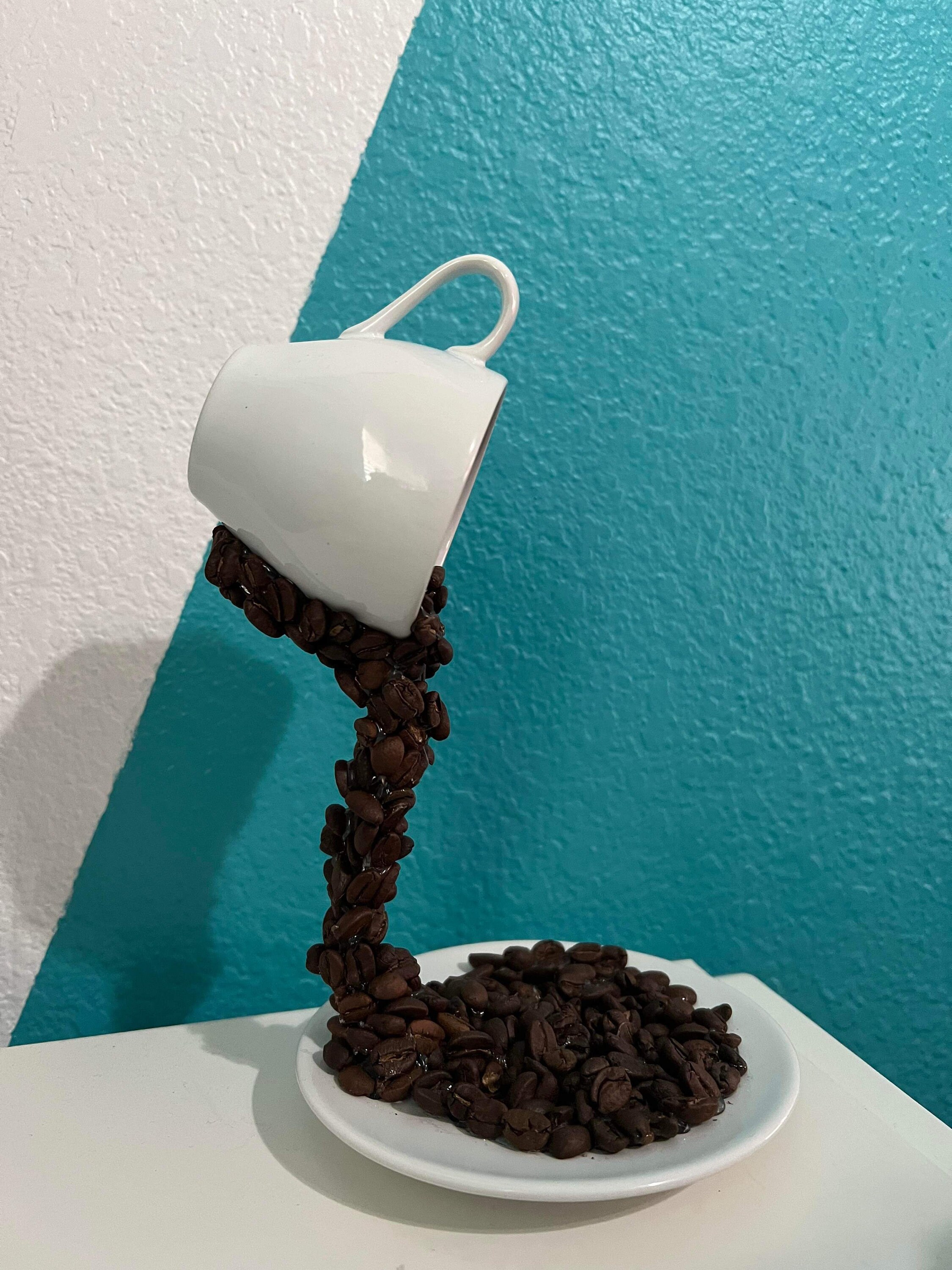 Floating Spilling Coffee Cup - Etsy