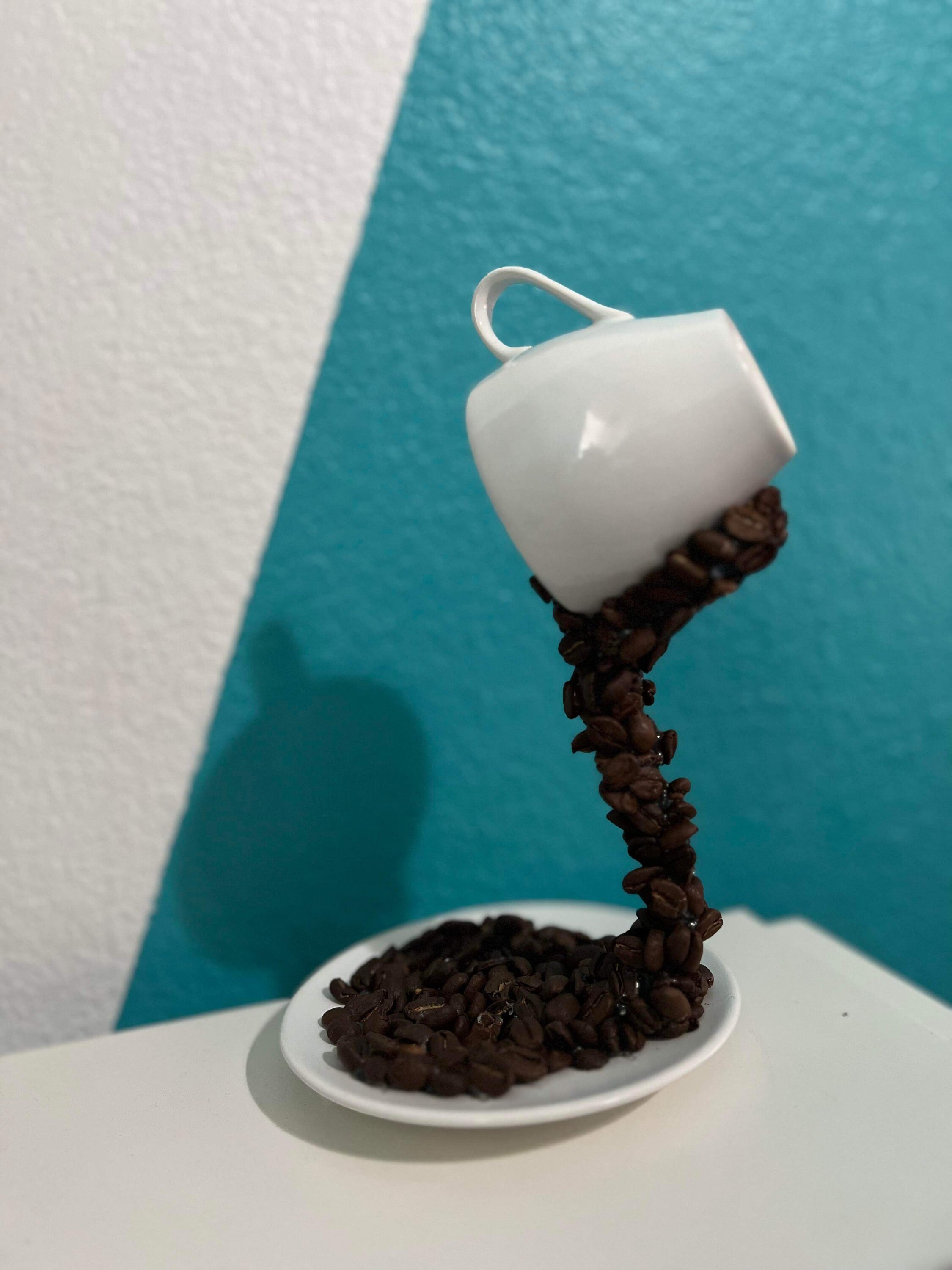 Floating Spilling Coffee Cup - Etsy