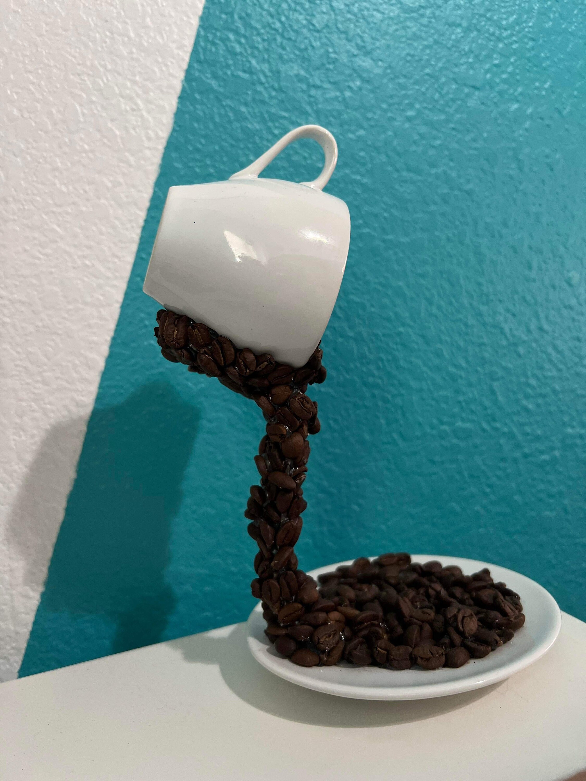 Floating Spilling Coffee Cup - Etsy