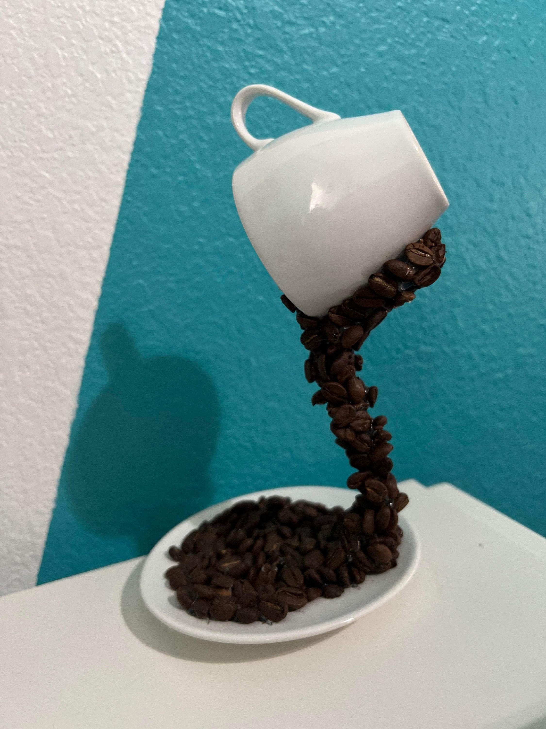 Floating Spilling Coffee Cup - Etsy