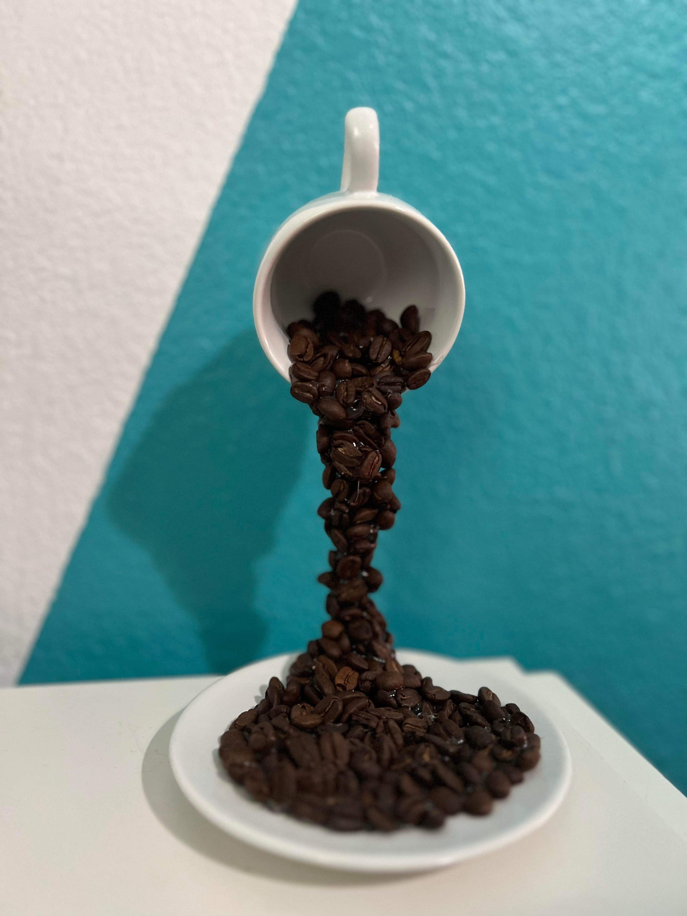 Floating Spilling Coffee Cup - Etsy