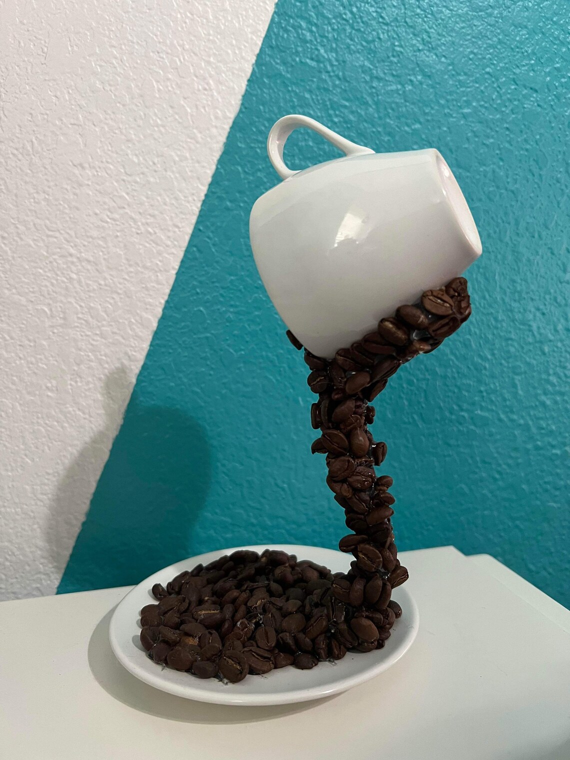 Floating Spilling Coffee Cup - Etsy