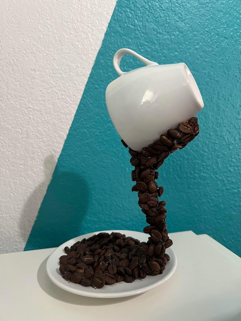Floating Spilling Coffee Cup - Etsy