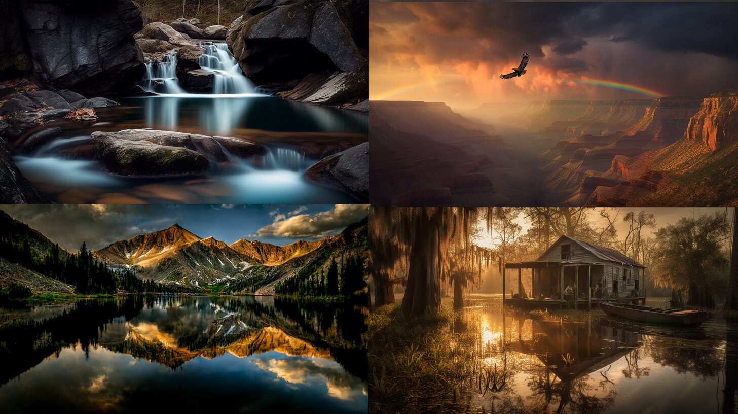 10 Scenic Backgrounds | Digital Download - Etsy