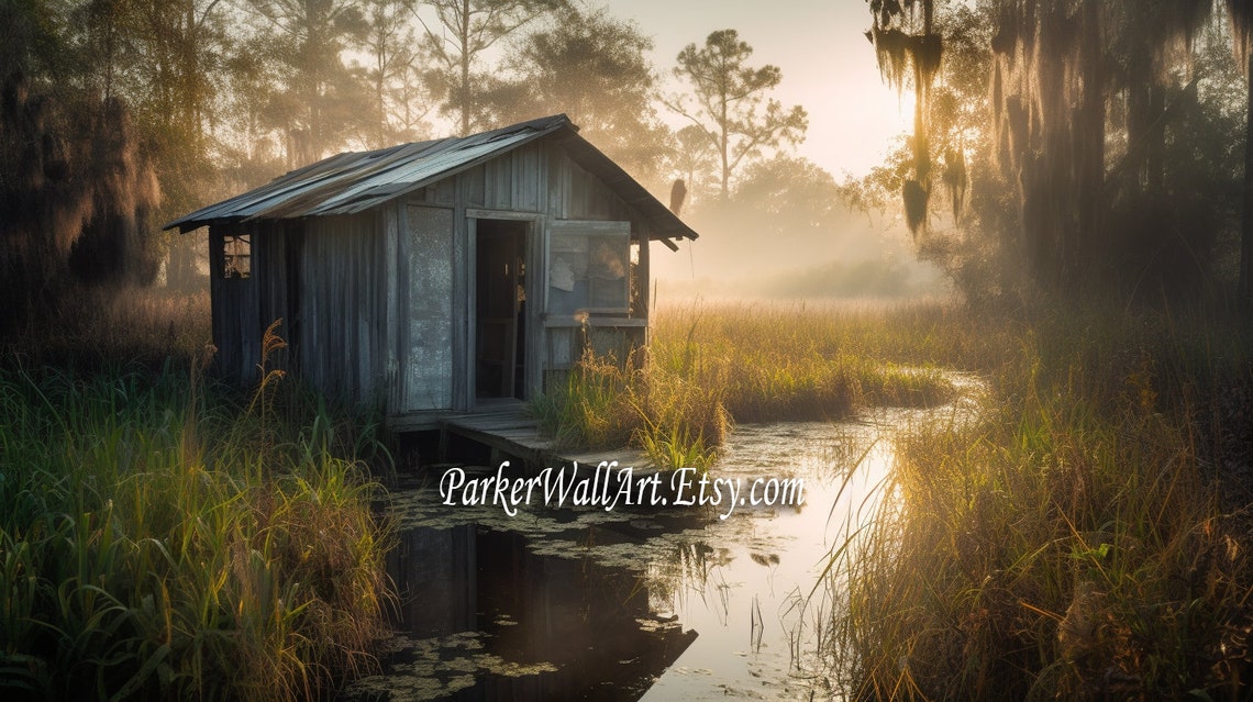10 Swamp Scene Digital Backgrounds | Peaceful Computer Wallpaper ...