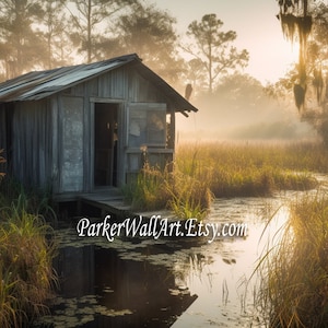 10 Swamp Scene Digital Backgrounds | Peaceful Computer Wallpaper ...