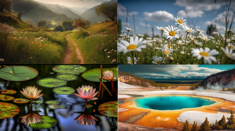 10 Scenic Backgrounds | Digital Download - Etsy
