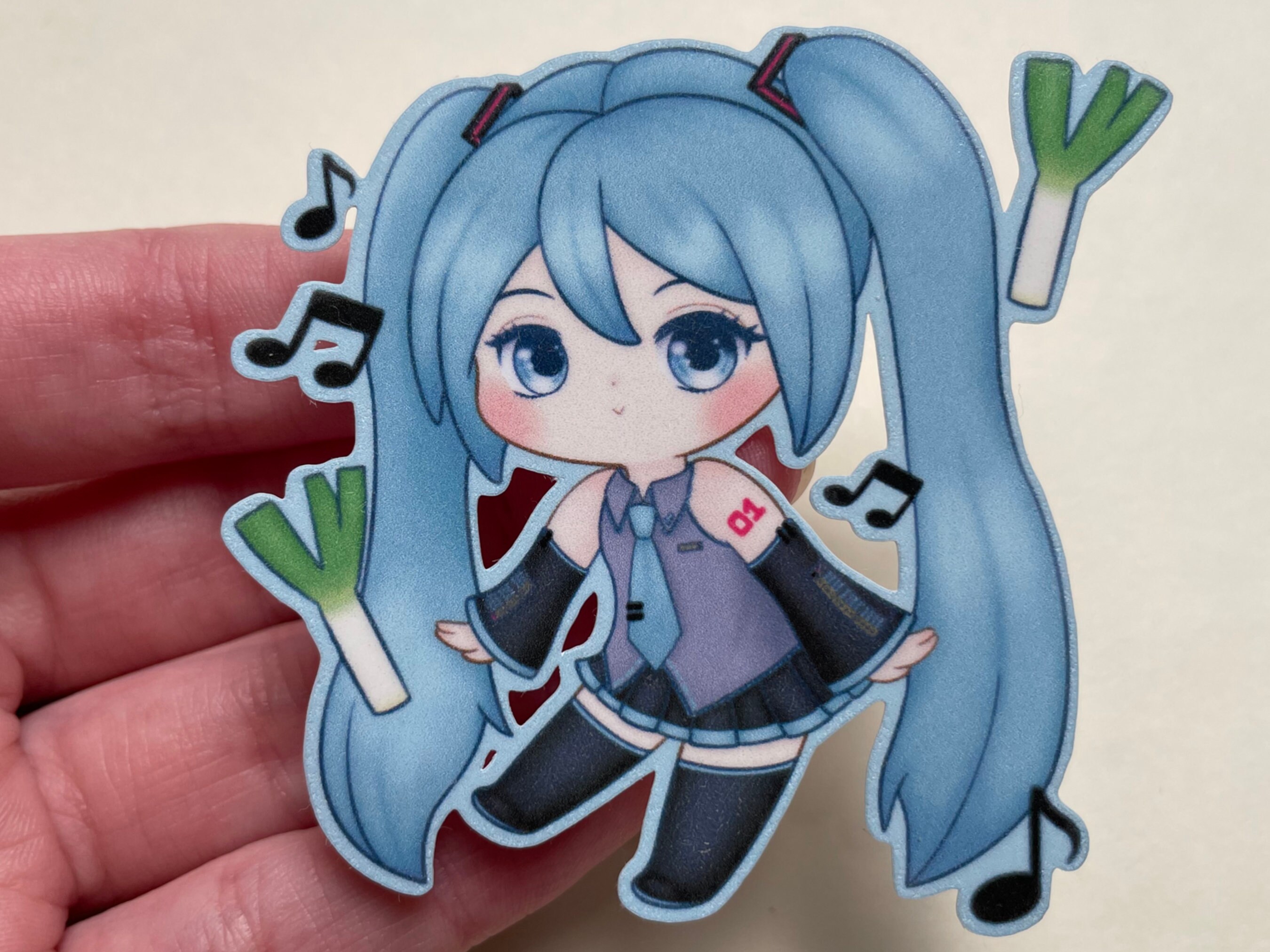 Hatsune Miku Laminated Stickers Cute Kawaii Aesthetic Stickers - Etsy ...