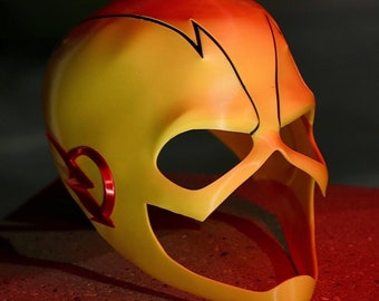 Cw Flash Tv Series Cowl Mask Cosplay Prop - Etsy