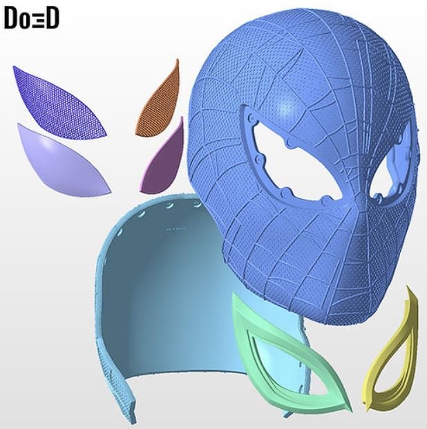 Spiderman Marvel Wearable Cosplay Mask/helmet First Time Print Discount ...