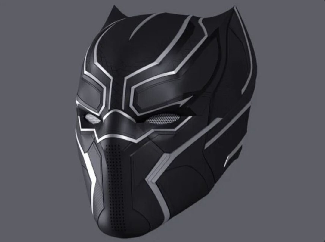 T'challa Black Panther Marvel Civil War Wearable Cosplay Mask/helmet ...