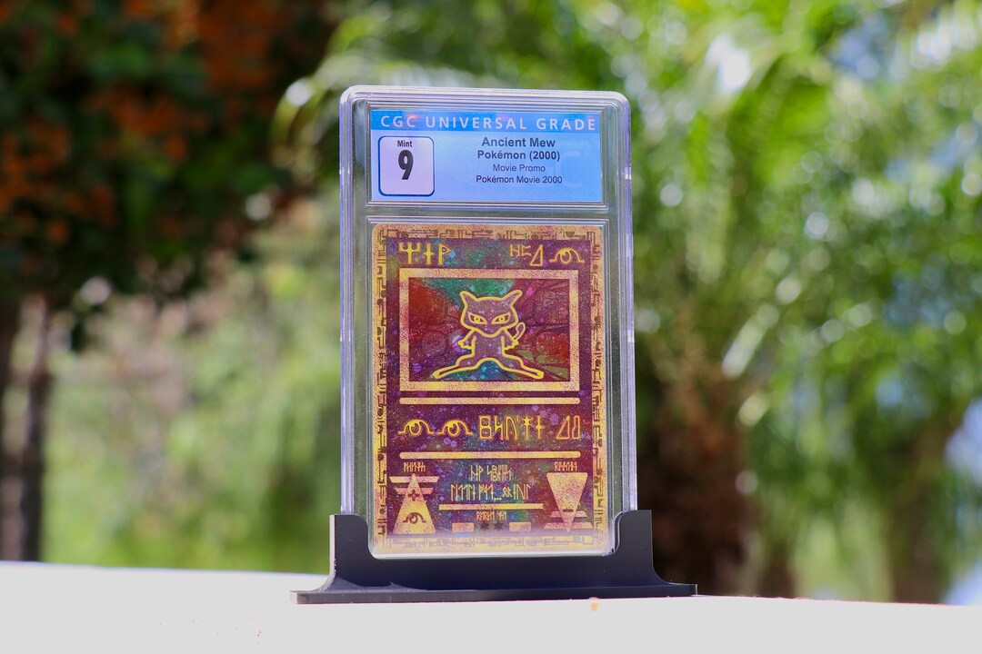 Pokémon Graded Card Display Stand PSA, CGC, BGS, Sgc, Onetouch, and ...