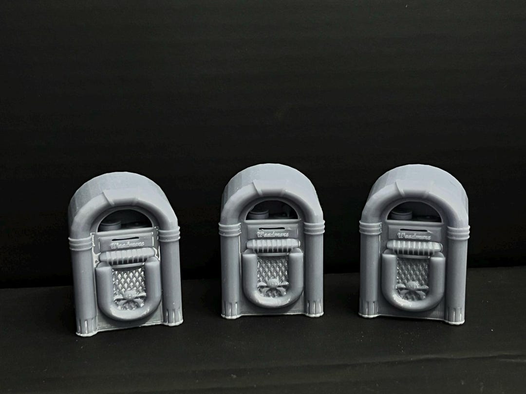 Jukebox Set, Scale 1:48, Unpainted Gray - Etsy