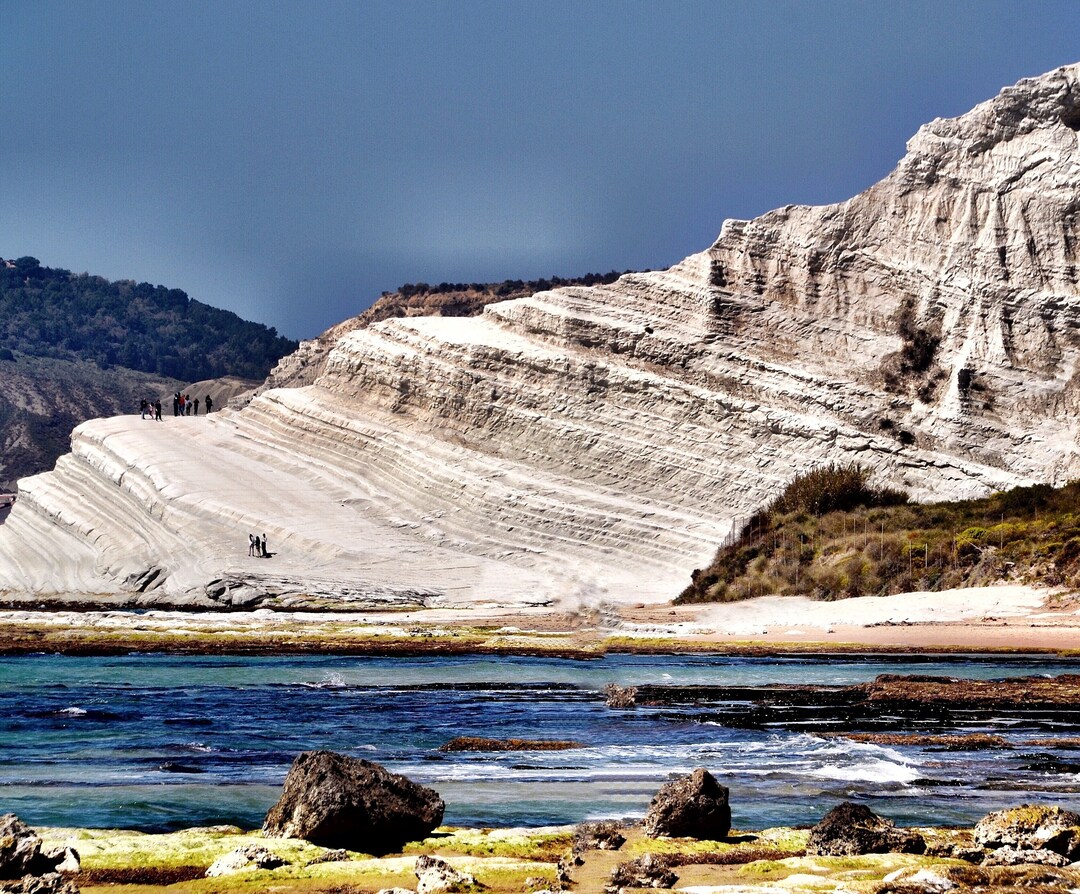 Seascape, Beach, Scala De Turchi, Sicily, Stair of Turks, Turkish Steps ...