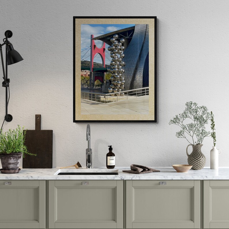 Public Art, Guggenheim Museum, Bilbao Spain, Glass Ball Pyramid, Frank ...