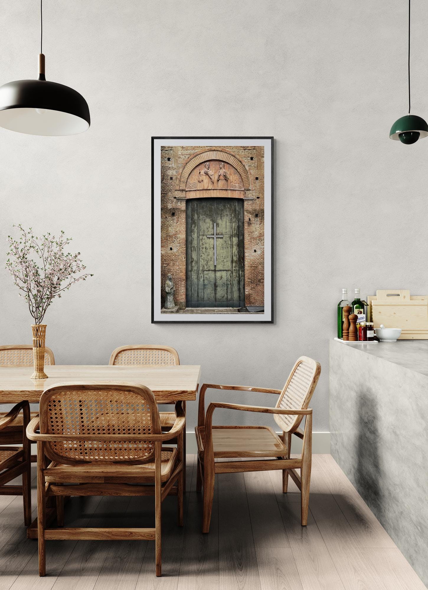 Old Church Door,antique Wooden Door,wooden Door With Cross, Church Art ...