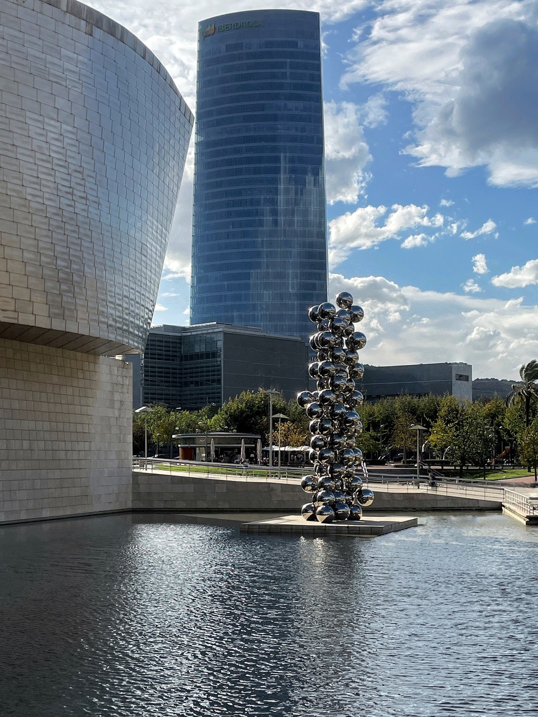 Public Art, Guggenheim Museum, Bilbao Spain, Glass Ball Pyramid, Frank ...