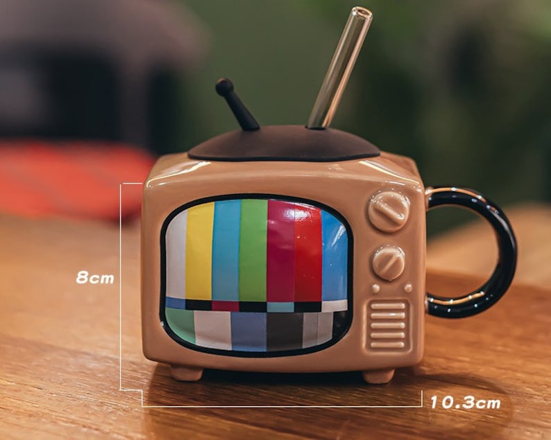 Retro Television| Unique Coffee Mug| Ceramic Coffee Mug |retro ...