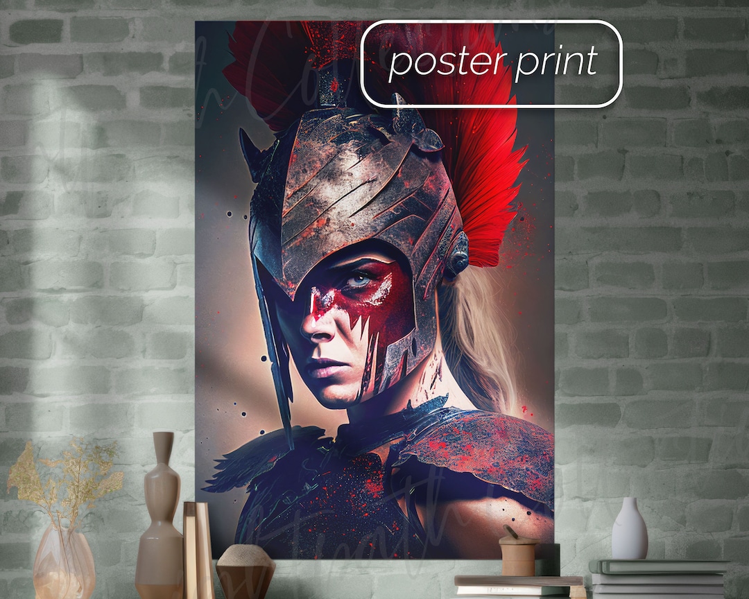 Valkyrie Warrior Poster Legend of Norse Mythology for - Etsy