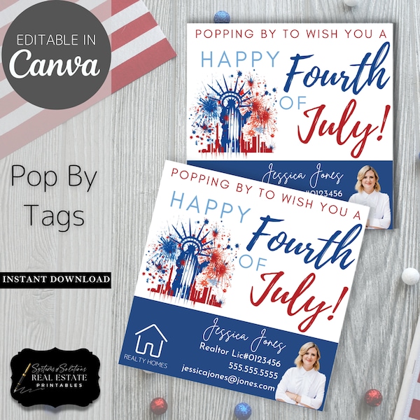 Realtor Fourth of July Flags - Etsy