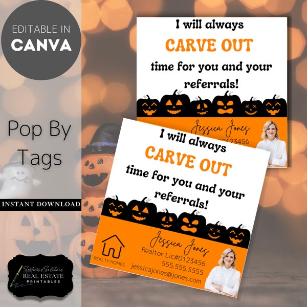 3 PACK BUNDLE Pop by Tags Your Referrals Make My Business Bloom ...