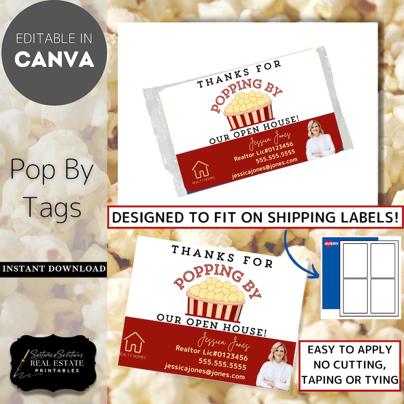 Thank You for Popping by Our Open House Realtor Pop by Tags Real Estate ...