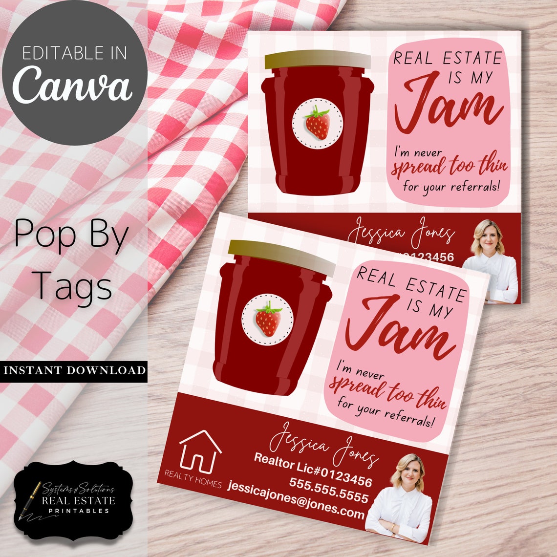 Real Estate is My Jam I'm Never Spread Too Thin for Your Referrals, Realtor Pop by Tags ...