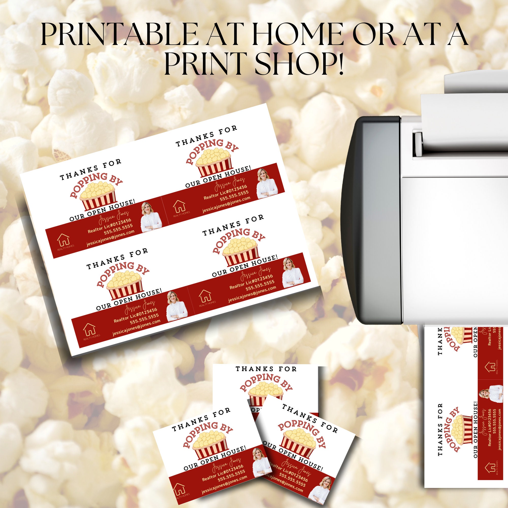 Thank You for Popping by Our Open House Realtor Pop by Tags Real Estate ...