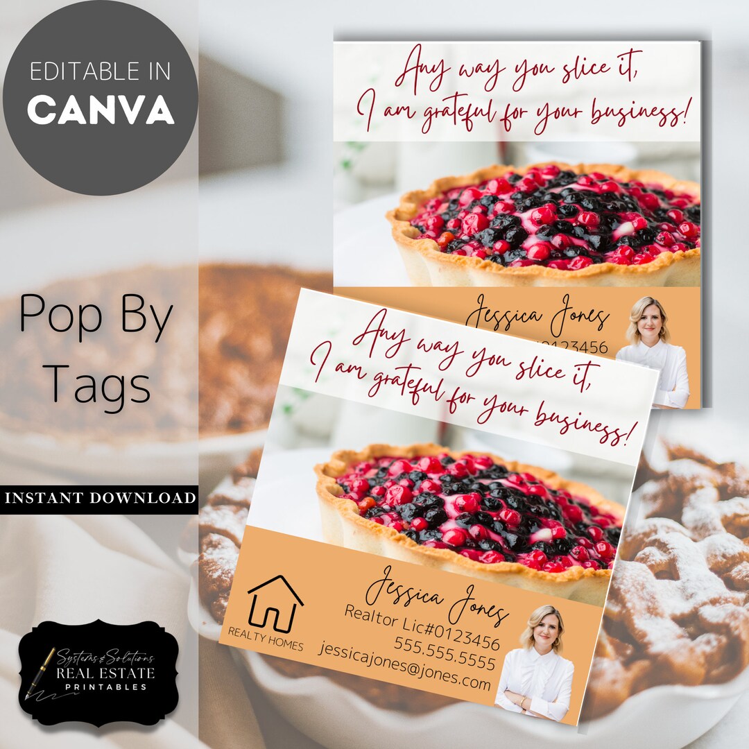 Realtor Pop by Tags Any Way You Slice It, I Am Grateful for Your ...