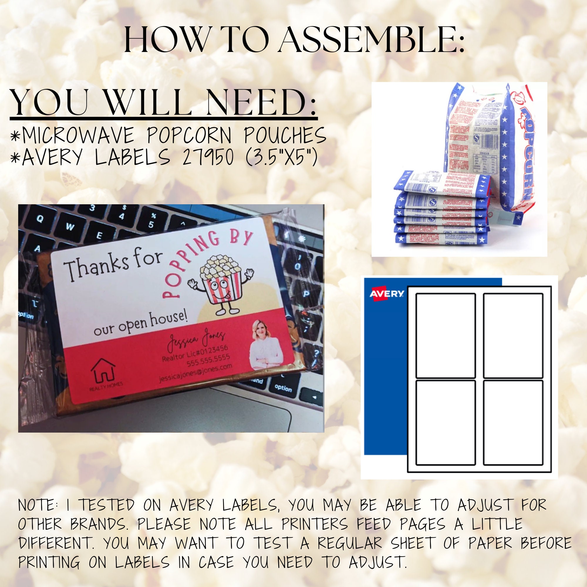 Thank You for Popping by Our Open House Realtor Pop by Tags Real Estate ...