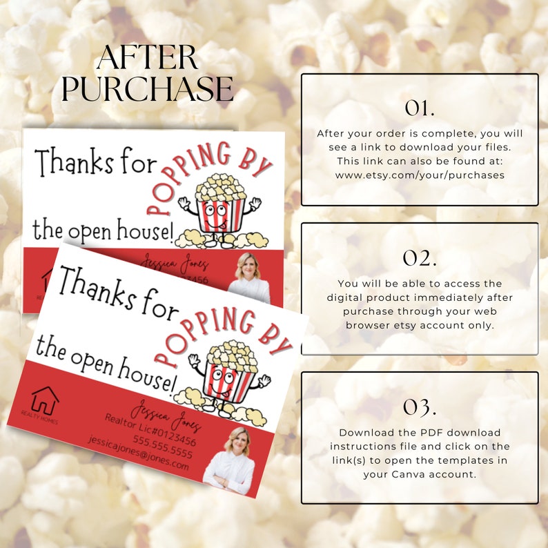 Thank You for Popping by Our Open House Realtor Pop by Tags Real Estate ...