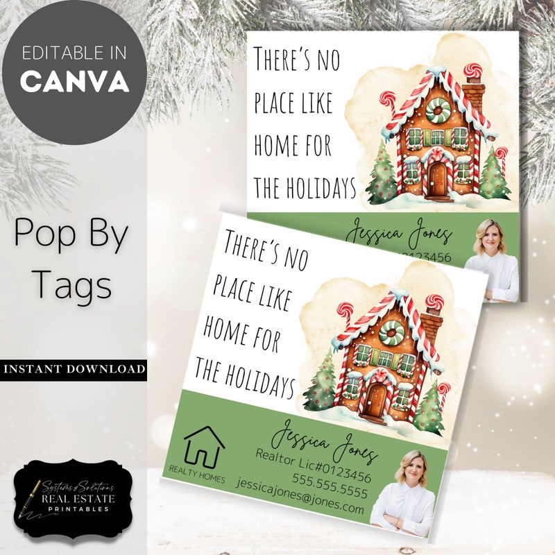 Christmas Pop Bys for Realtors - Etsy