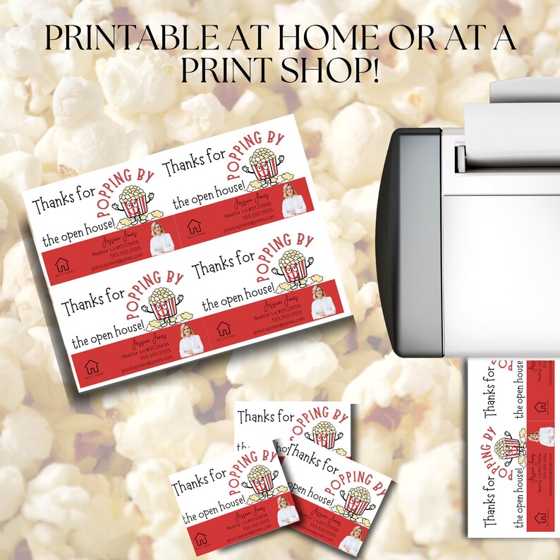 Thank You for Popping by Our Open House Realtor Pop by Tags Real Estate ...