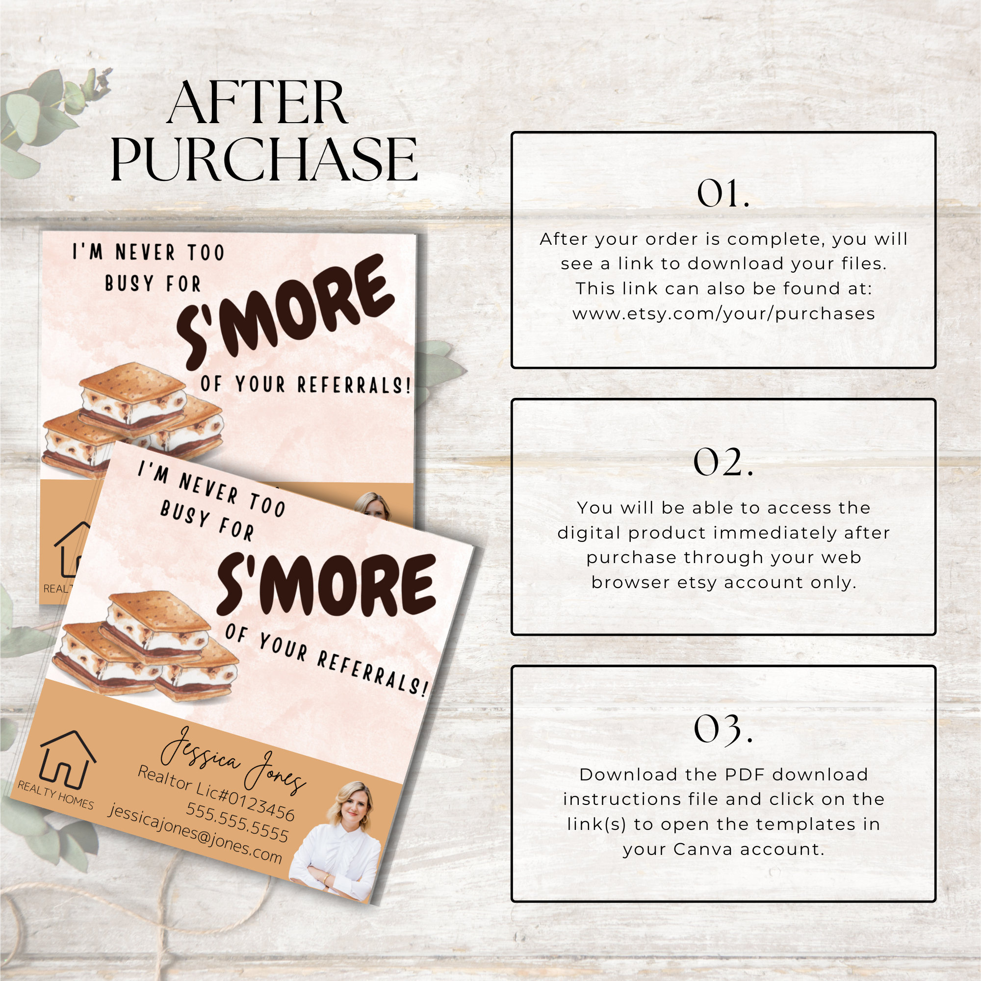 I'm Never Too Busy for SMORE of Your Referrals Realtor Pop by Tags ...