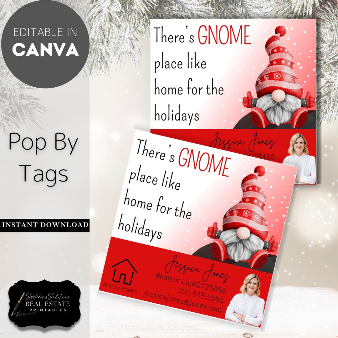 There's GNOME Place Like Home for the Holidays Real Estate - Etsy