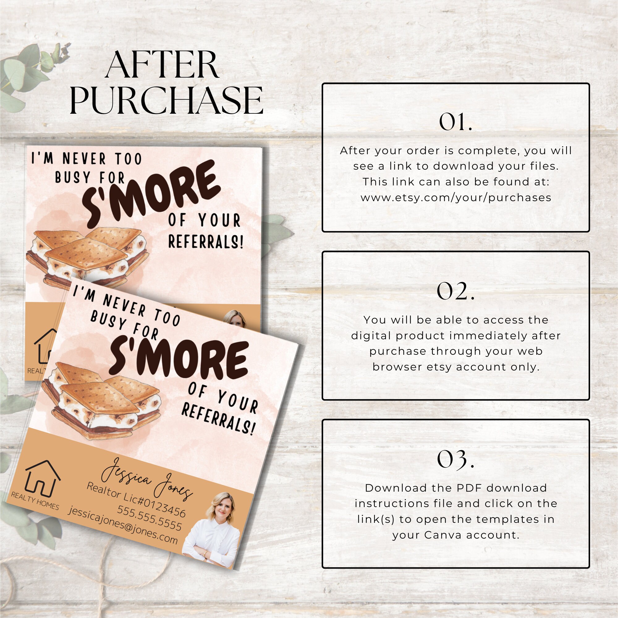 I'm Never Too Busy for SMORE of Your Referrals Realtor Pop by Tags ...