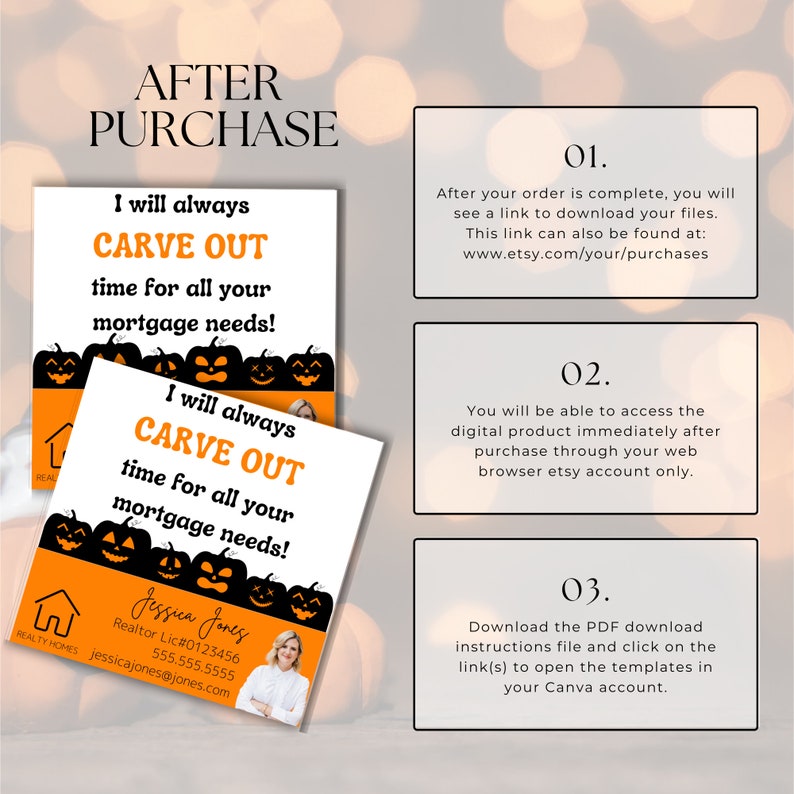 Mortgage Lender Halloween Pop by Tags (canva Editable, Digital Download ...