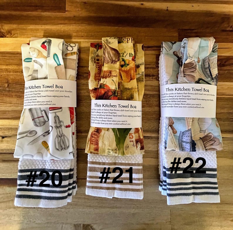 Kitchen Towel Boa - Etsy