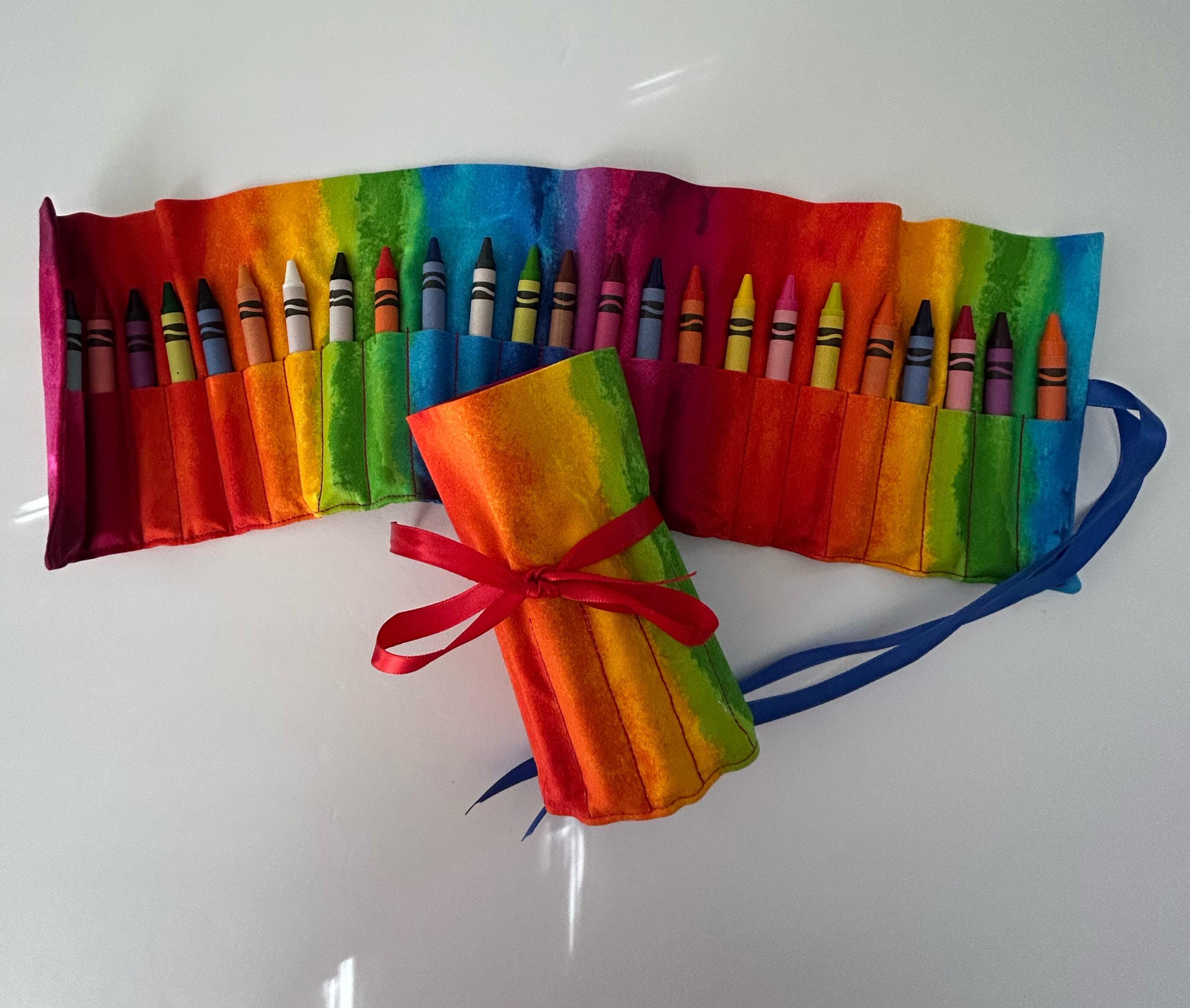 Travel 24 Count Crayon Roll - Etsy