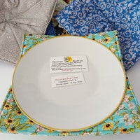 Reversible Dinner Plate Cozy Printable Sewing Pattern and Tutorial ...