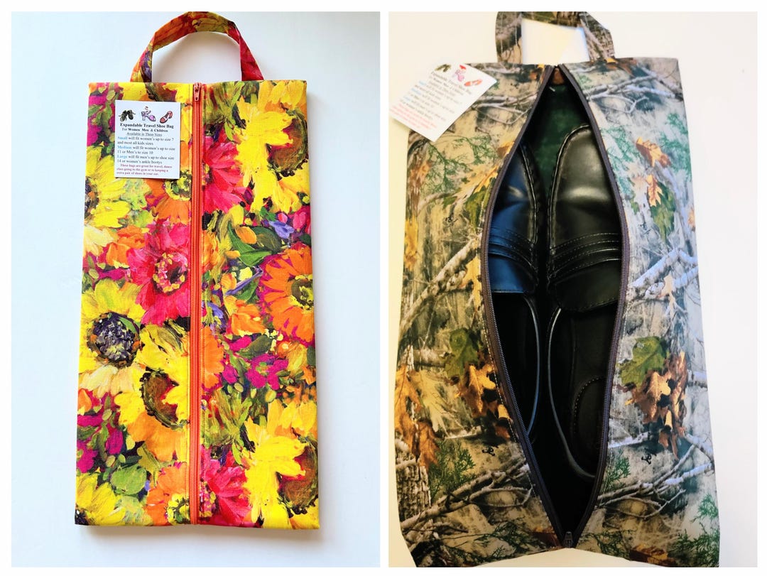 Expandable Travel Shoe Bag (size Large) - Etsy