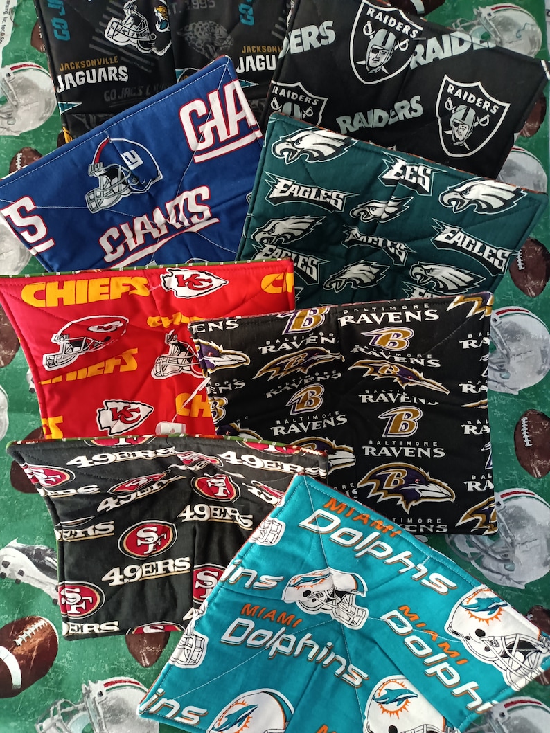 NFL Football Microwave Bowl Cozy - Etsy