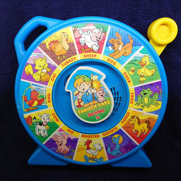 Mattel See N Say Etsy