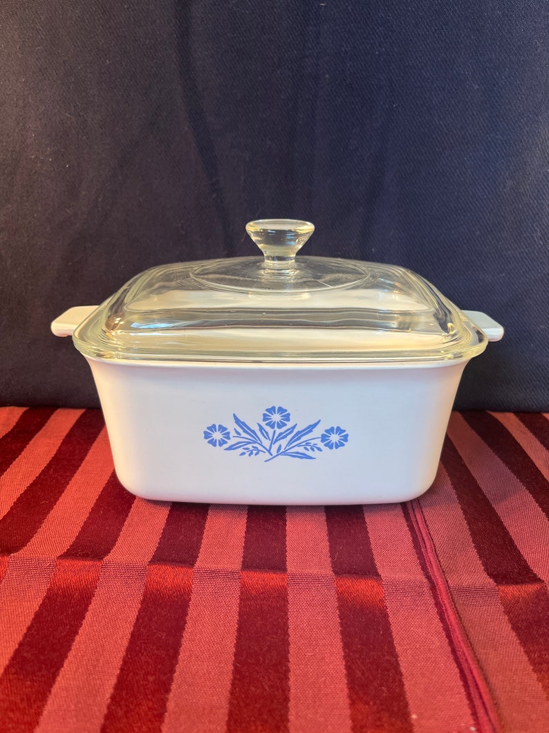 Vintage Corning Ware Blue Cornflower Casserole Dish 1 1/2 Quart P-4-B ...