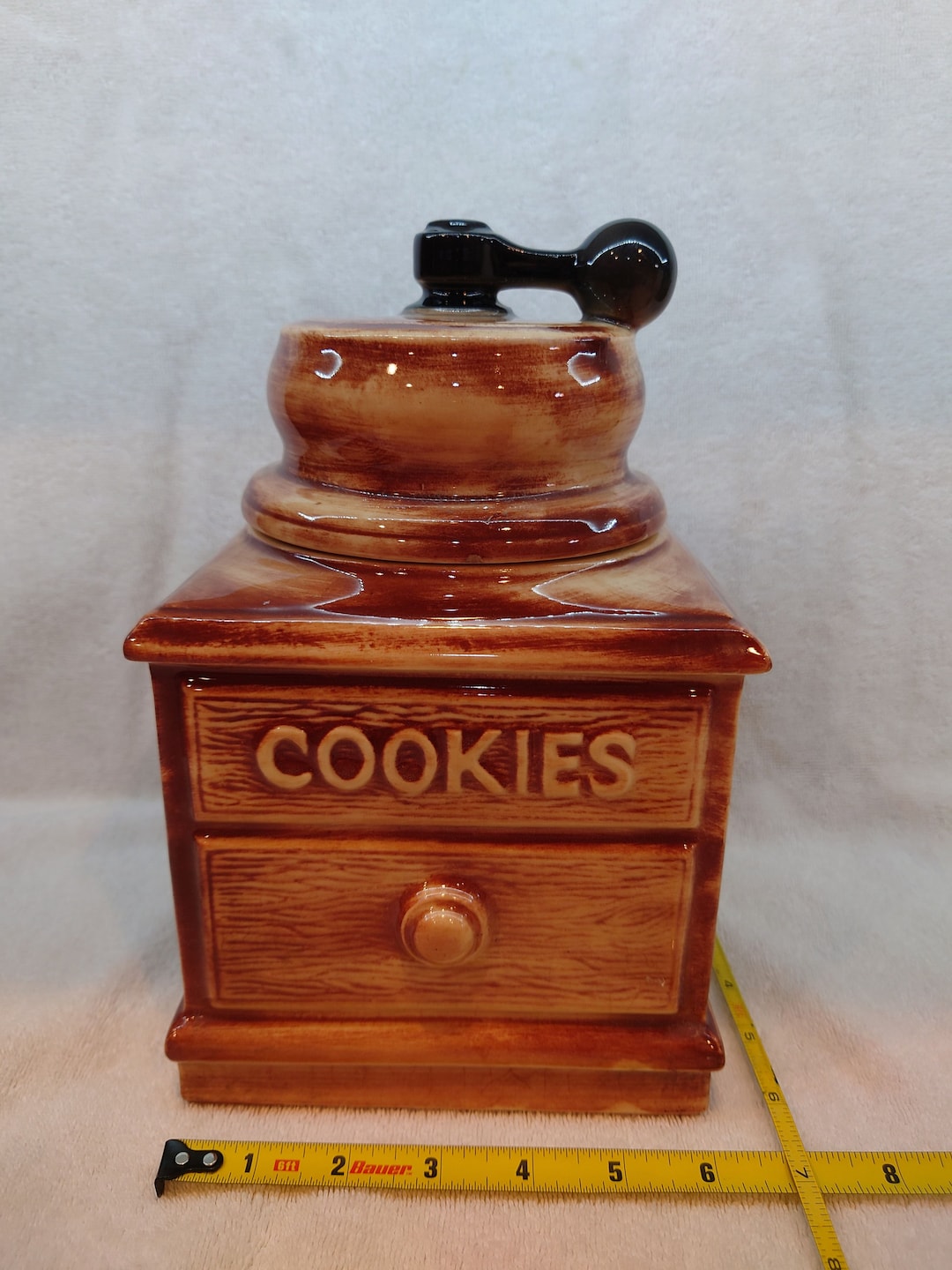 Mccoy Pottery Cookie Jar Vintage Coffee Grinder Cookie Jar by Mccoy USA ...
