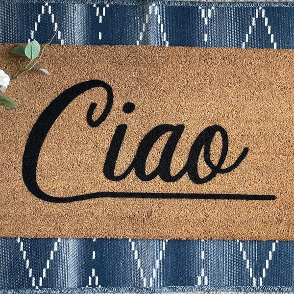 Ciao Doormat - Etsy